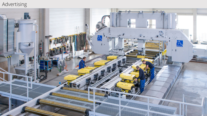 Higher efficiency and energy savings through high saw blade life and ...